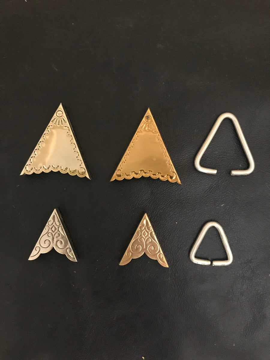 Collar Tips (With Grip) | Nickel and Red Brass | LRJones Company